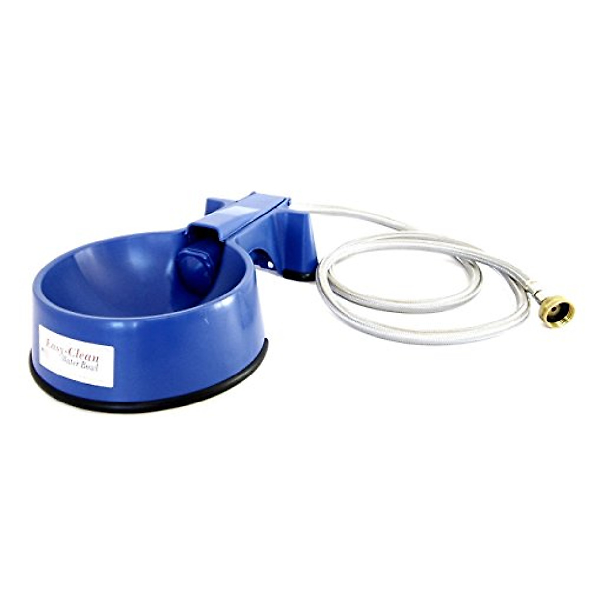 The Easy-Clean Auto-Fill Water Bowl with (5-Foot) Long Stainless Steel Hose, 32 ounces,Blue