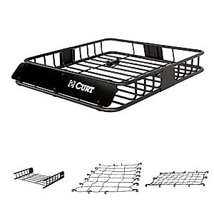 Curt Cargo Rack, Cargo Rack Extension, Cargo Net, and Extended Cargo Net Bundle