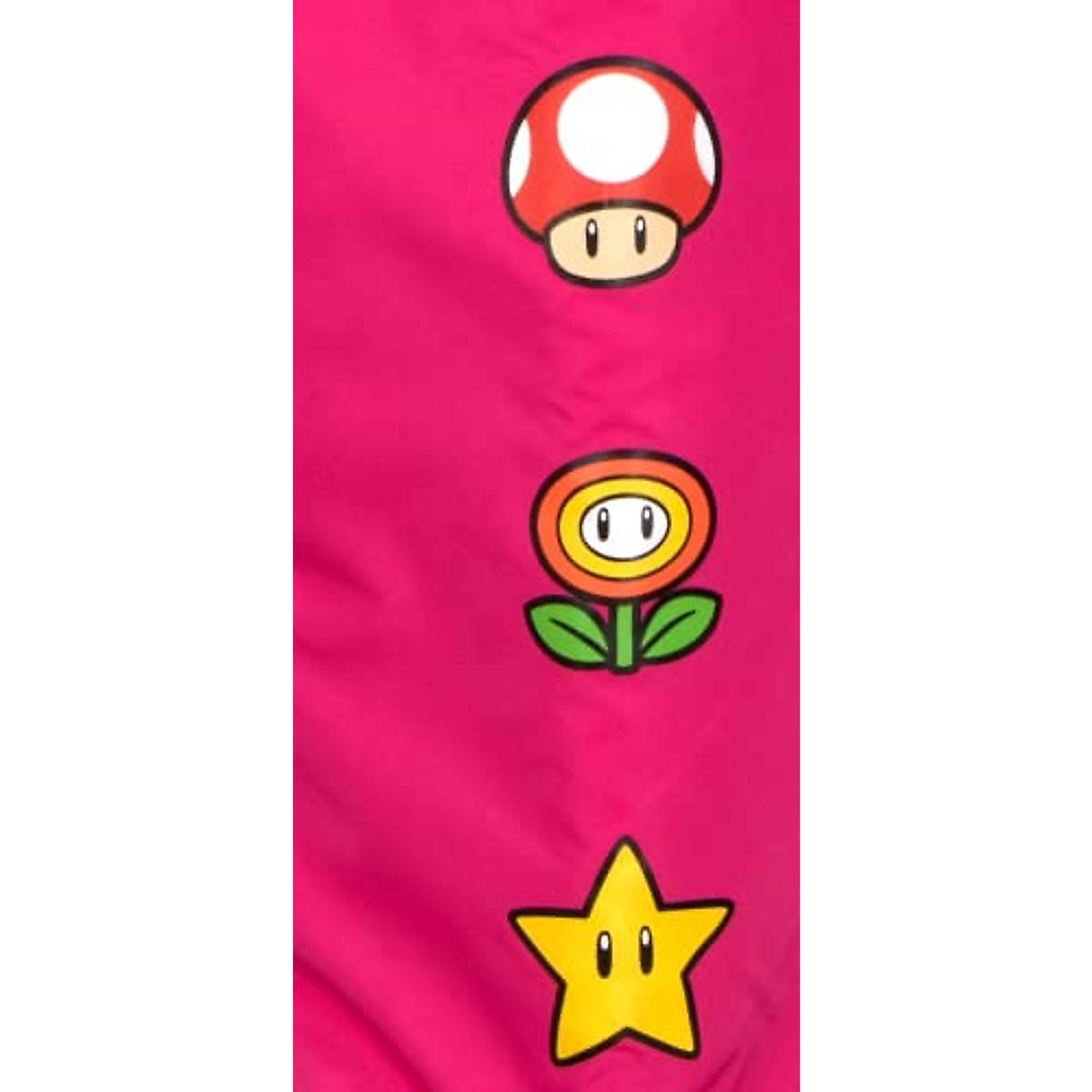 Nintendo Super Mario Bomber Jacket for Girls, Mario and Luigi Bomber Jacket (Peach Pink, Size 4/5)