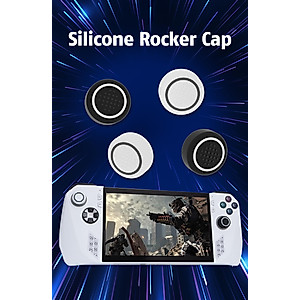 ASUS ROG Ally Thumb Grip Caps, Soft Silicone Joystick Cover Compatible with ASUS ROG Ally - (Two Sets)