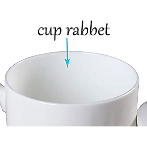 Heitiliamu Convenient Travel Home Office Chinese Gongfu Loose Leaf Tea/Coffee Brewing System- Bone China Porcelain Tea Cup/Coffee Cup/Tea Mug/Coffee Mug Personal Teacup with Tea Cup Lid,Blue Flowers