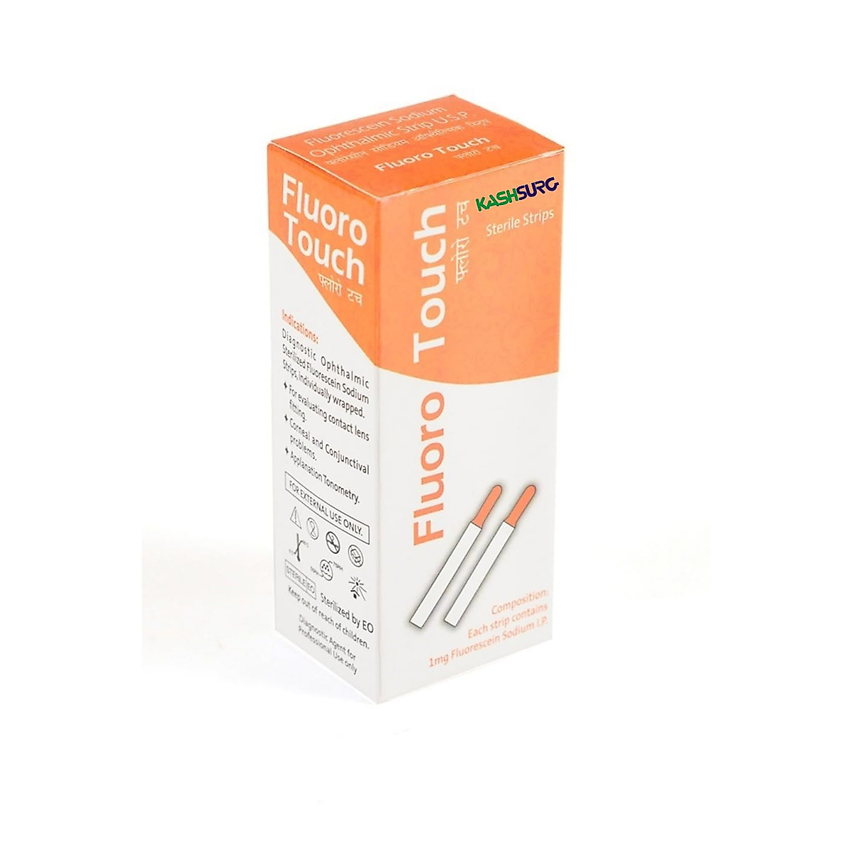 Ophthalmic Fluoro Touch Strips - 100 Strips by KASHSURG