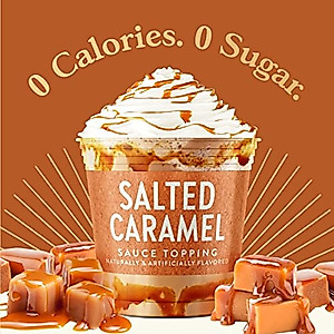 Jordan's Skinny Sauce - Gluten Free - Keto - Kosher - Made in the USA (Sugar Free Salted Caramel Sauce, 12 fl oz)