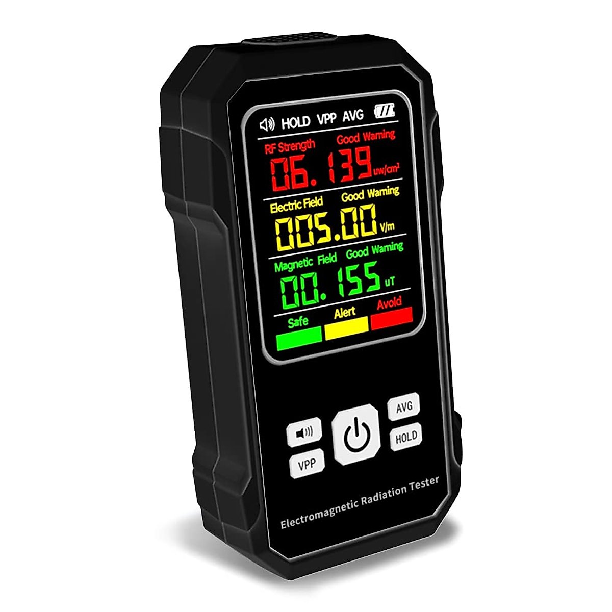 Multifunctional Electroic Radiation Detector Electric Field Intensity Tester Magnetic-Field Intensity Test Meter RF Strength Detection Device with Sound Alarm Function