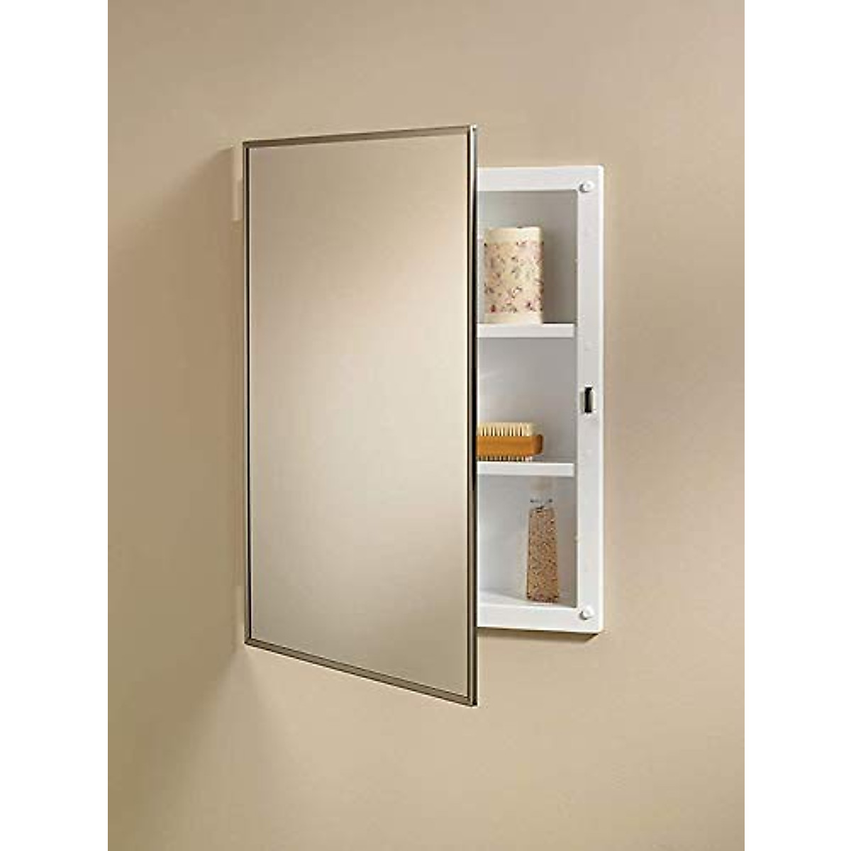 Jensen 84018CH Basic Styleline Recessed Mount Medicine Cabinet