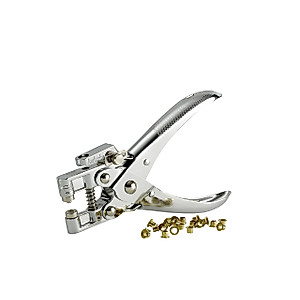 Rexel Eyeletter and Punch Chrome with 13mm Punching Pin