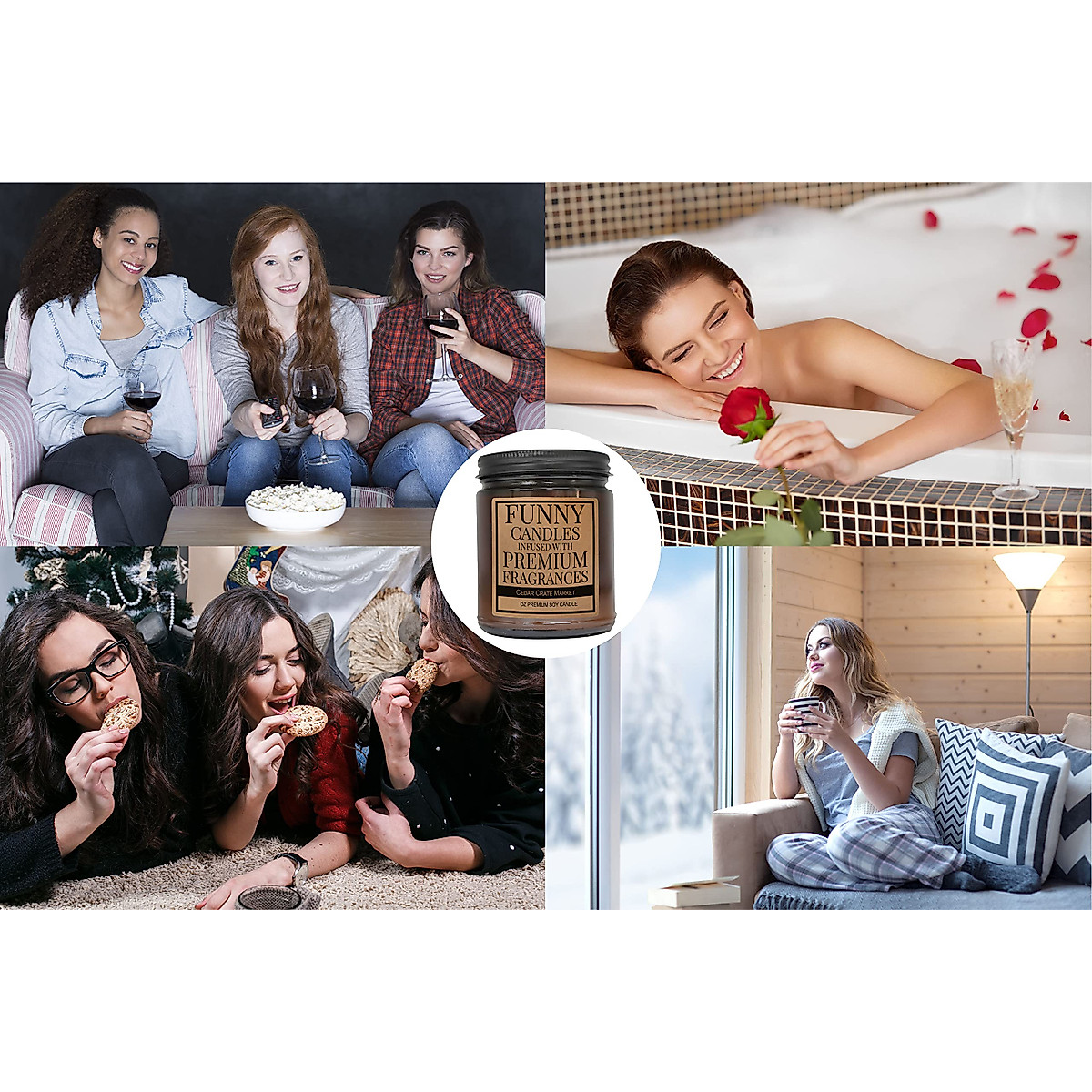 for When You Just Need to Burn S - Funny Candle, Funny Sarcastic Novelty Gift for Friends, Coworkers, Boss, Employee, Adults -Birthday Gift for Mom, Sister, BFF, Gag Gifts for Women, Long Distance