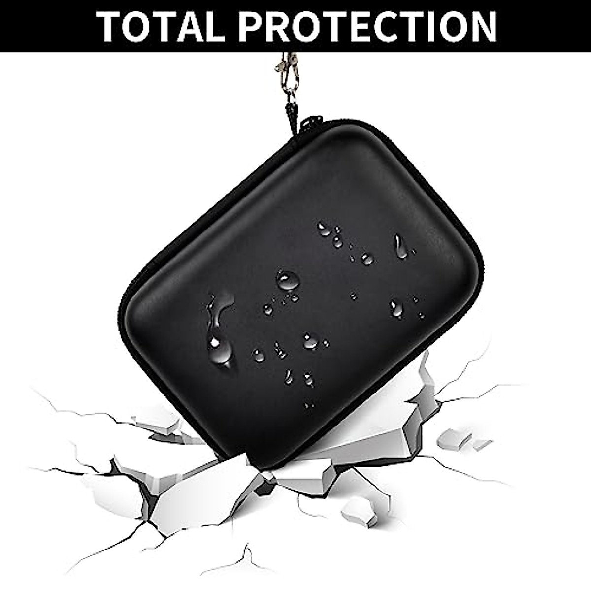 PAIYULE Travel Case Compatible with RG353V/ RG35XX/ RG353VS Retro Handheld Game Console, Handheld Emulator Storage Holder Organizer, Android Game Console Carrying Bag (Box Only)