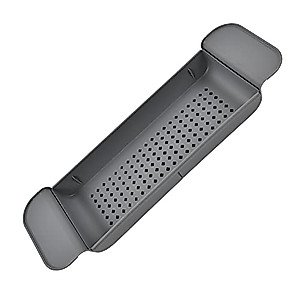 Expandable Bathtub Caddy Tray Bath Shelf Bathtub Tray Multifunction Bathtub Rack Nonslip for Candle Towel Book Wine Phone (Grey)