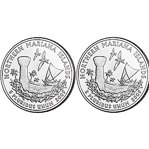 2009 Mariana Islands Quarters (Philadelphia & Denver Mints) Uncirculated