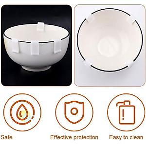 12PACK Dutch Oven Lid Protector Clips,Silicone Pan Protectors,Oven Lid Flexible Bumper Protector Clips,Cookware Protector Clips, Cookware Protector Replacement Clip,Pot Bumpers for Tacking Cookware