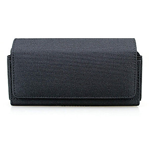 aubaddy Dual Phone Holster Pouch Case for 2 Phones, Double Decker Belt Clip Case for iPhone 15 Pro Max 15 Plus 14 Pro Max 14 Plus 13 Pro Max 12 Pro Max 11 Pro Max 8 Plus Samusng Galaxy S23 Ultra S23+