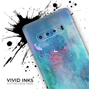 DesignSkinz Bright Absorbed Watercolor Texture Protective Vinyl Decal Wrap Skin Cover Compatible with The Samsung Galaxy S20 (Screen Trim & Back Glass Skin)