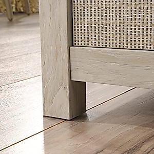 Sauder Pacific View Entryway Bench, L: 48.47" x W: 17.48" x H: 20.16", Chalked Chestnut Finish