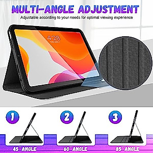 Trendy Fan for iPad Mini 6 Case 8.3 Inch 2021 for Kids Girls Teen Boys Women Folio Smart Cute Cartoon Character Kawaii Design Aesthetic Cool Cover for Apple iPad Mini 6th Generation A2567 A2568, Stit