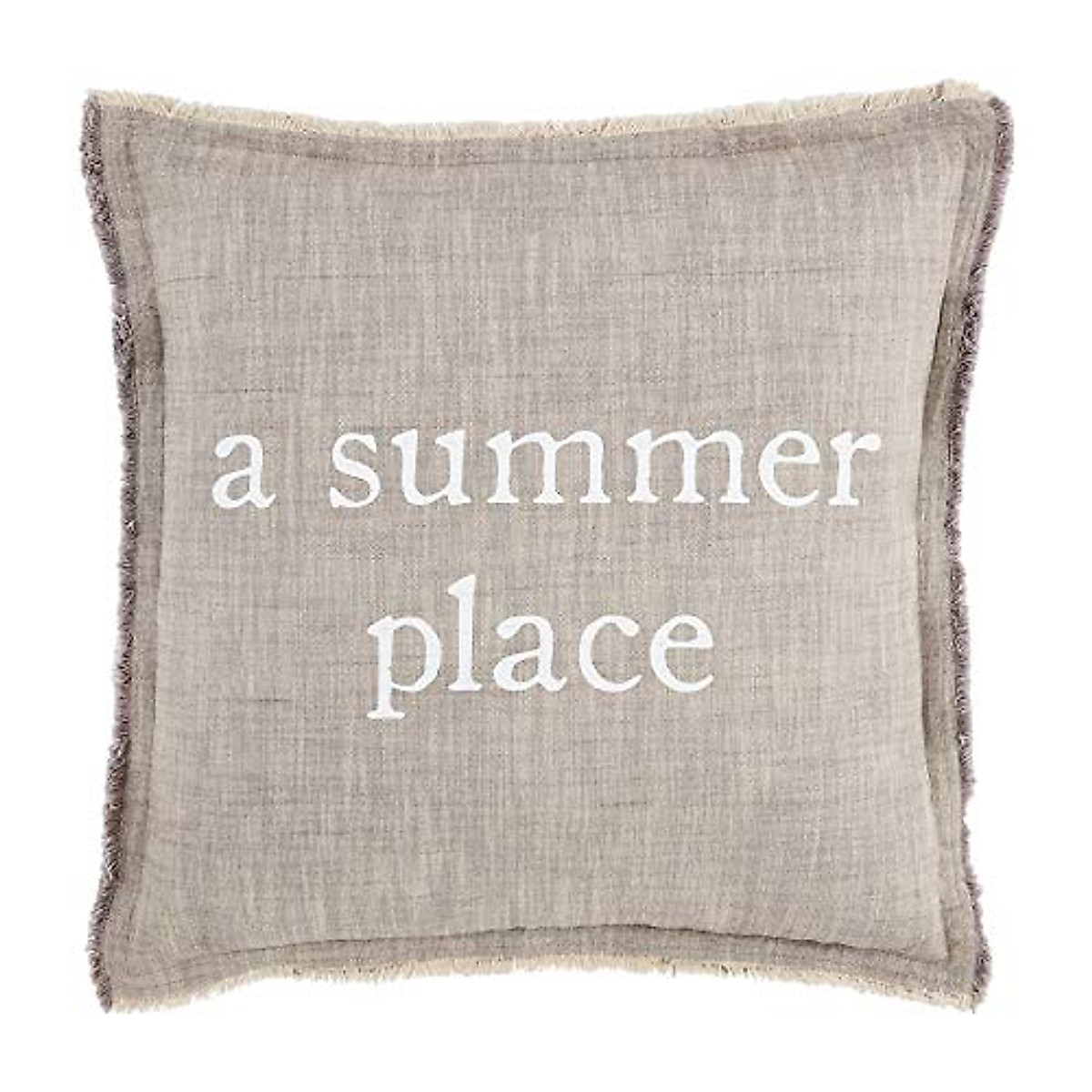 Mud Pie House Pillow, A Summer Place, 22" x 22"