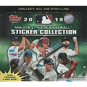 2019 Topps Baseball MLB Stickers Box (50 Packs/4 Stickers)