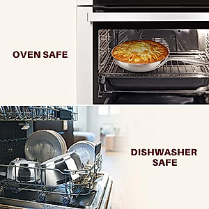 Duxtop Professional Stainless Steel Induction Cookware Set, 19PC Kitchen Pots and Pans Set, Heavy Bottom with Impact-bonded Technology