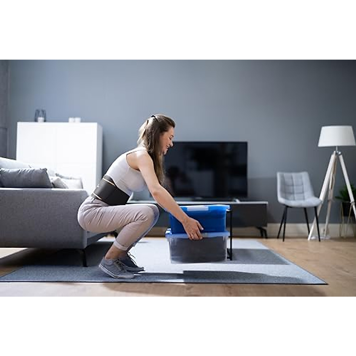 Copper Compression Lower Back Lumbar Support Brace, 1 Guaranteed Highest Copper Content, Great for All Activities! Infused Fit Wrap/Belt, Wear Anywhere! (Waist 28" - 38")