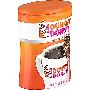 Dunkin' Donuts Original Blend Medium Roast Ground Coffee, 30 Ounces, Pack of 4