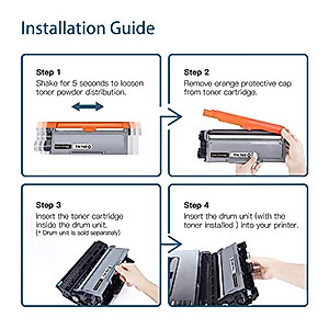 MIRHO Compatible Toner Cartridge Replacement for Brother TN-760 TN730 for HL-L2350DW HL-L2390DW HL-L2395DW HL-L2370DW DCP-L2550DW MFC-L2710DW MFC-L2750DW Printer,3000 Page Yield(Black, 2-Pack)