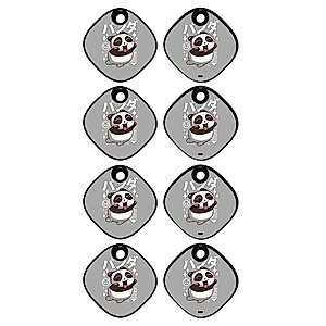 MightySkins Skin Compatible with Samsung Galaxy SmartTag (4 Pack) - Panda Kawaii | Protective, Durable, and Unique Vinyl Decal wrap Cover | Easy to Apply, Remove, and Change Styles | Made in The USA
