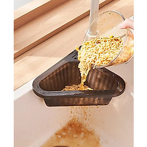 Cassalino Kitchen Sink Drain and Strainer Basket - Adjustable Drainer Rack - Multifunctional Sink Filter - Drain Basket Hangs on Faucet Fits All Sink