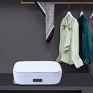 330L/87Gal Clothes Dryer, Folding Portable Clothes Dryer Household Mini Quick Drying Dryer 154.4℉ Electric Small Wardrobe Dryer w/ 1 Shelf and Timing for Apartment, RV, 110V 850W