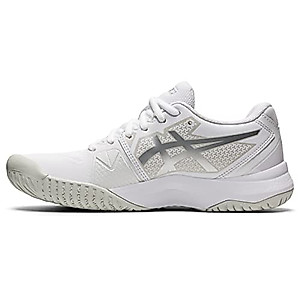 ASICS Women's Gel-Challenger 13 Tennis Shoes, 8.5, White/Pure Silver