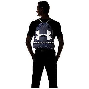 Under Armour Unisex-Adult Ozsee Sackpack , Midnight Navy (412)/White , One Size Fits All