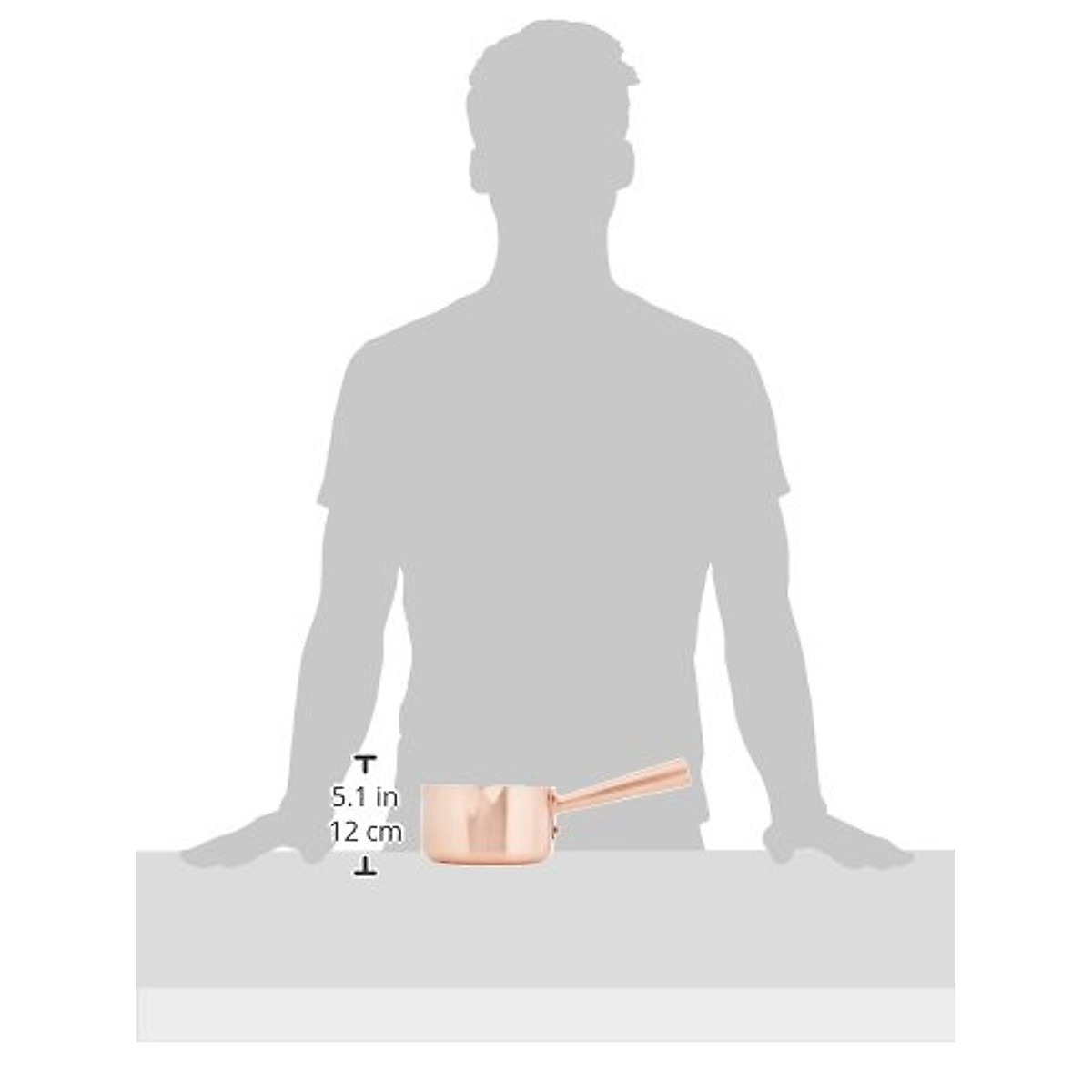 Mauviel M'Passion Copper Sugar & Caramel Sauce Pan, 1.9-qt, Made In France