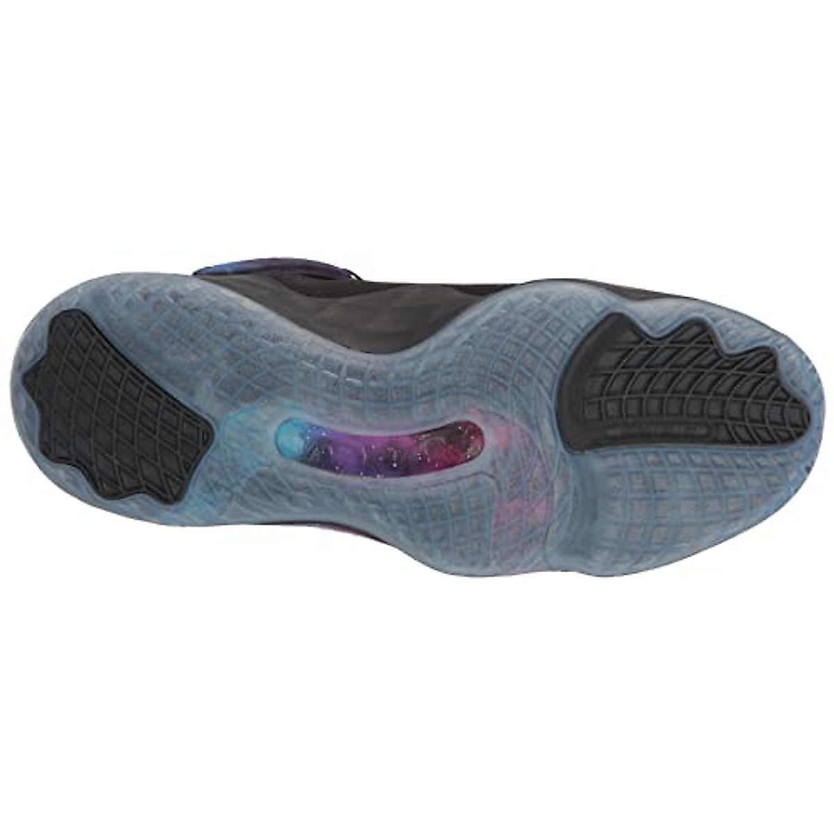 adidas Unisex D.O.N. Issue 3 Basketball Shoe, Black/Bright Cyan/Purple, 10 US Men