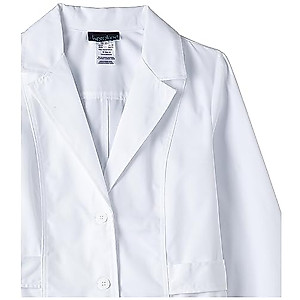 Cherokee 30" Twill Lab Coat, Consultation Coat, White Lab Coats for Women 2316, M, White