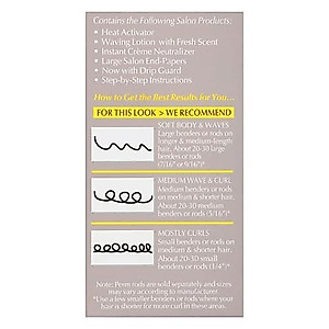 Ogilvie Salon Styles Precisely Right Professional Conditioning Perm Kit - Ideal for Color-Treated, Thin, or Delicate Hair - 1 Application