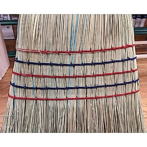 Lehman's Amish-Made Barn Broom - Large Authentic Corn Straw Broom with Hardwood Handle, Natural, 57 inches