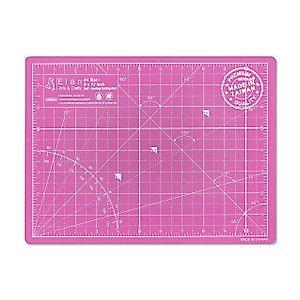 Elan Cutting Mat A1 Pink & Purple, Self Healing Cutting Mat 24 x 36 INCH, 5-Ply Craft Mat Pink, Hobby Cutting Mat 24x36 INCH, Large Cutting Mat, Quilting Cutting Board, Sewing Cutting Board 24 x 36 "