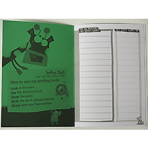 Silvine A5 Spelling Book - Green Cover