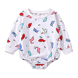 Baby Girl Boy Crewneck Sweatshirts Oversized Tops Sweatshirts High Neck Sweaters Rompers Outfits Toddler Hooded Romper