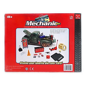 MECHANIC ACCESSORIES SET - HOBBY GEAR G 1/24 SCALE MODEL TRAIN & CAR ACCESSORIES 18415 (japan import) by Phoenix toys