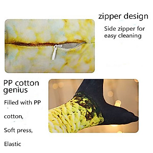 OUKEYI 31inch Giant 3D Soft Fish Cushion Pillow Carp Plush Pillow Stuffed Toy Throw Pillow for Home Decoration Gift Kids Pillow Stuffed Animal Toy