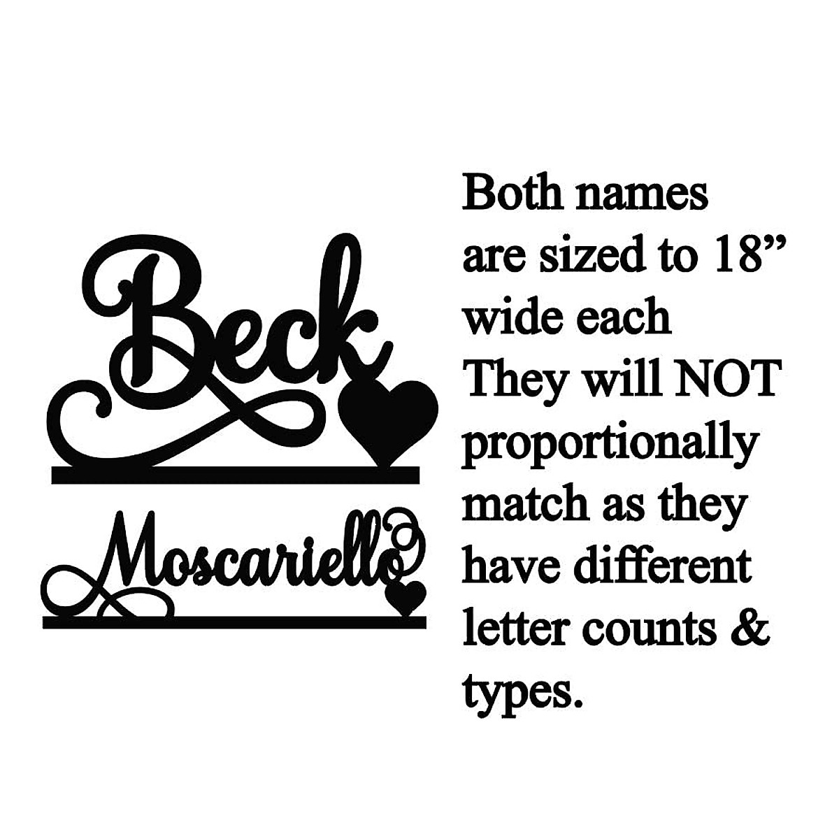 Custom Name sign - Decorative Surname Name Sign - Personalized Name Sign - Last Name