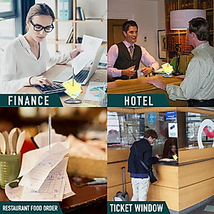 Restaurant Receipt Holder,Socell 6.3 Inch Stainless Steel Straight Rod Paper Memo Holder Desk Receipt Holder Bill Fork Receipt Spike Stick,Silver,2Pcs