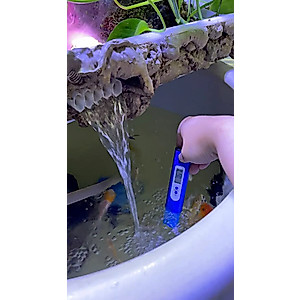 Othmro 1Pcs TDS and EC Tester 1-9990PPM 1 Resolution Plastic Titanium Alloy Meter Digital Water Tester Handheld Tester Accuracy ± 1% for Aquariums Swimming Pools Water Filters Orange