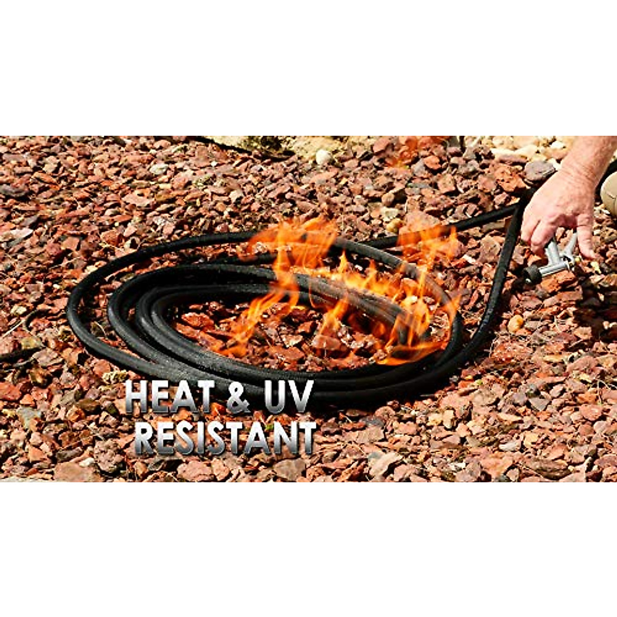 Bionic Force Garden Hose – Flexible, Lightweight Heavy-Duty Garden Hose Made of High Performance MXZ-7 Fiber with Crush Resistant Aluminum Fittings - 5/8 in. Dia. x 50 ft, As Seen on TV