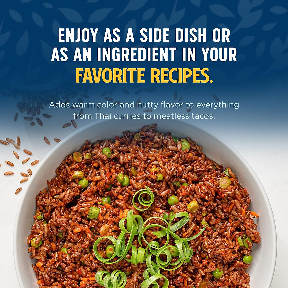 Lundberg Organic Red Jasmine Rice, Long Grain Red Rice - Non-Sticky, Fluffy Aromatic Rice, Organically Grown in California, Pantry Staples, 16 Oz