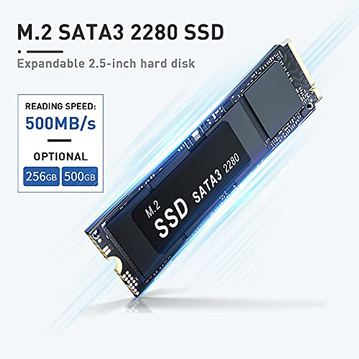 Beelink U59 Mini PC 11th Gen 4-Cores N5105, Office Mini Computer 8GB DDR4 500G SSD, Dual Display 4K UHD 60Hz Dual LAN/WiFi5/BT4.0/Auto Power On/WOL/PXE/Openwrt/VESA Home/Office