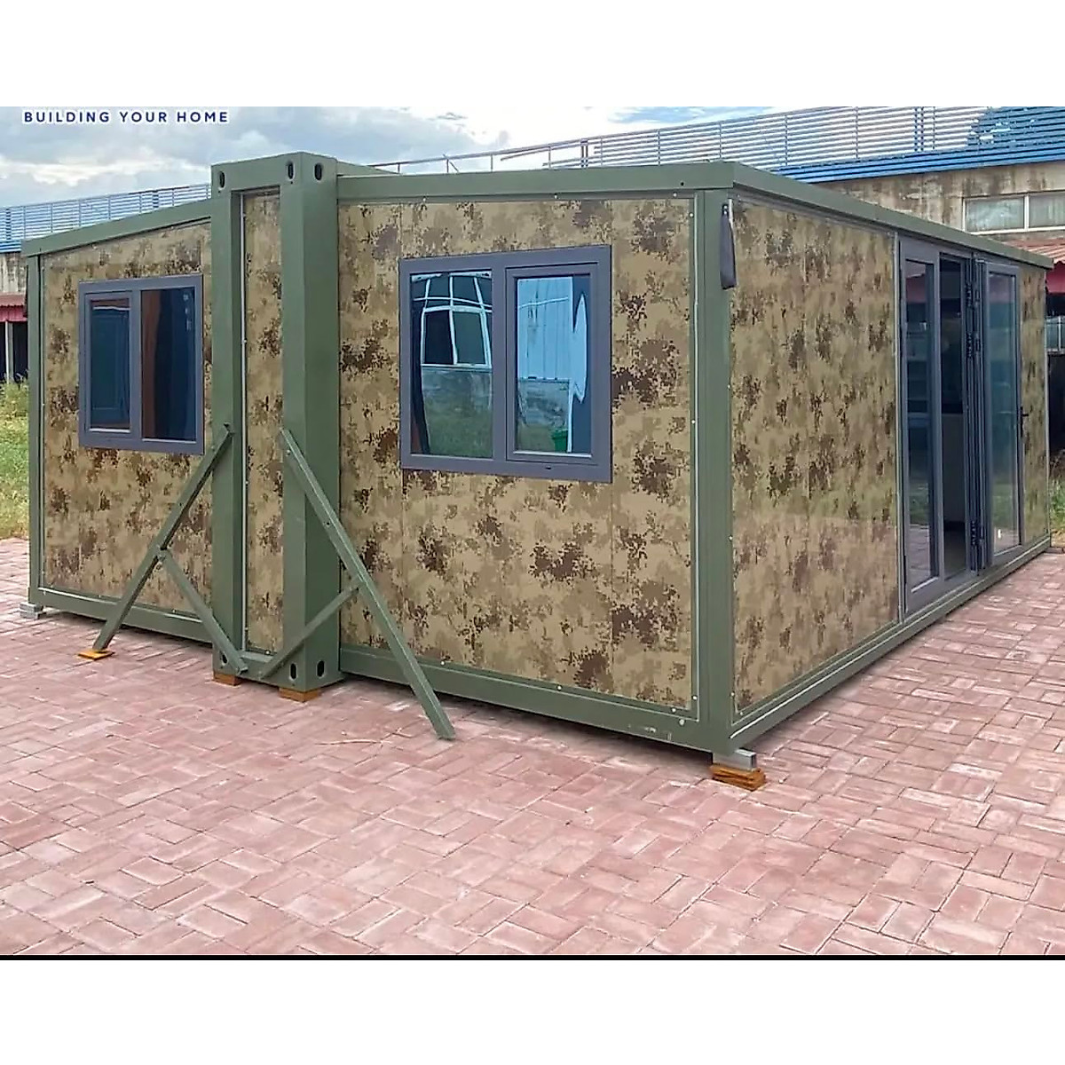 Prefabricated Mini Portable Modular Container Home for Winter Prefab Expandable Small House Tiny Villa with Toilet