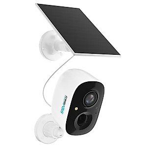 SOVMIKU CG6 2K Solar Security Camera Outdoor,Easy to Setup,2.4GHz Wi-Fi,Color Night Vision,User Friendly,Tech Support,Audible Flashlight Alarm,Human Alert,Support SD & Cloud Storage, Vicohome App