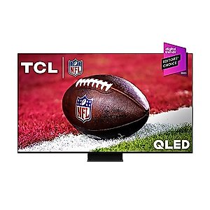 TCL 75-Inch QM8 QLED 4K Smart Mini LED TV with Google (75QM850G, 2023 Model) Dolby Vision, Atmos, HDR Ultra, Game Accelerator up to 240Hz, Voice Remote, Works Alexa, Streaming Television