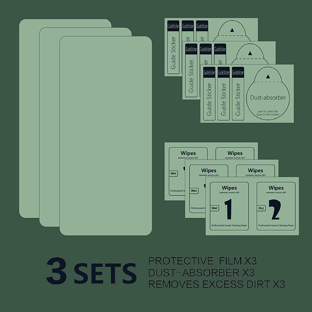 XINXUSONG 3 Pack Screen Protector for L G V20 H918 H915 LS997 US996 VS995 H990 H910 H990DS,Anti-Scratch 9H Hardness Full Coverage Silk Print Black Tempered glass Protective Film.